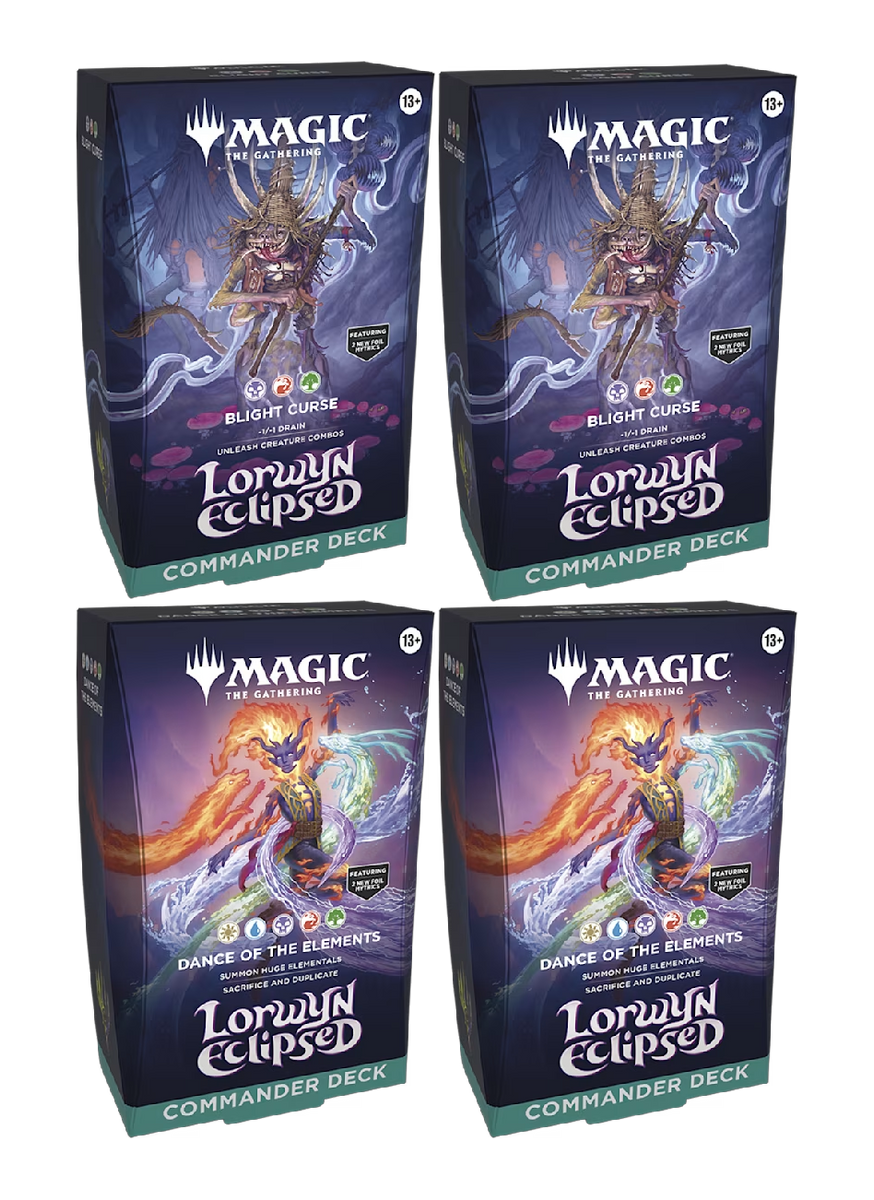 Magic: The Gathering - Lorwyn Eclipsed Commander Deck (4 Count) – TGC