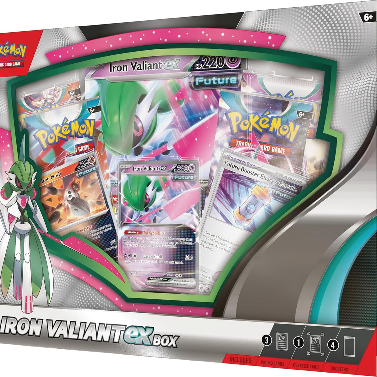 Pokémon TCG: Roaring Moon / Iron Valiant ex Box – TGC Collectables