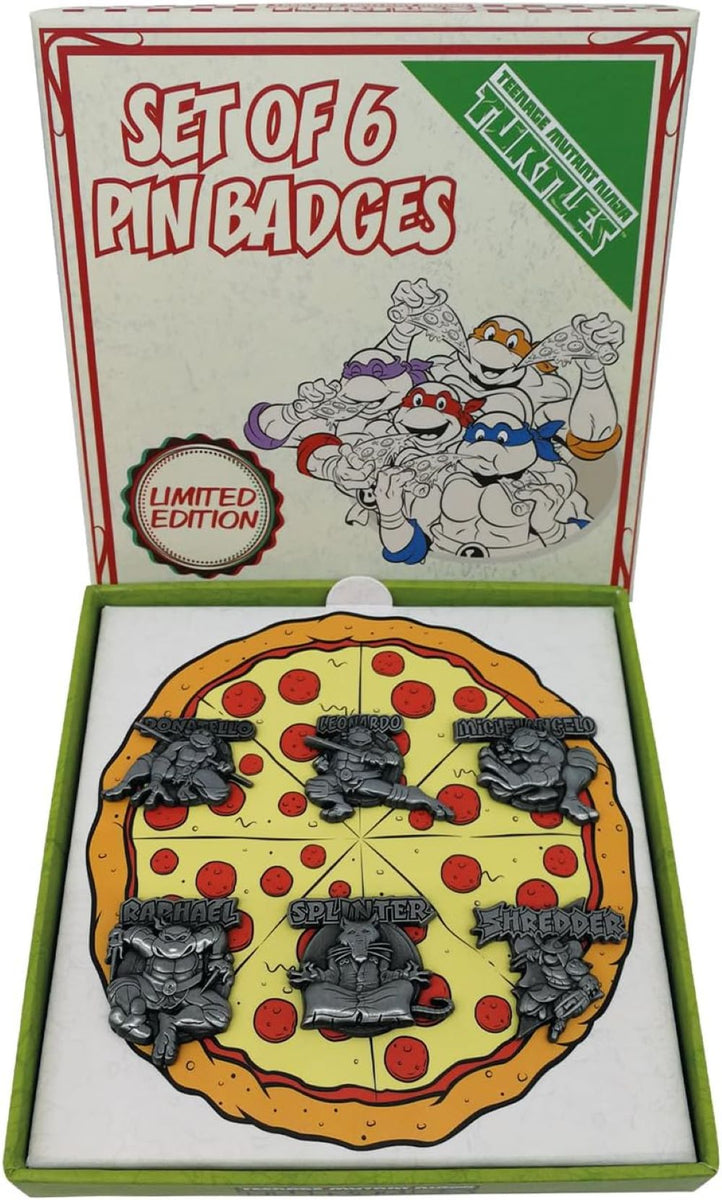 Teenage Mutant Ninja Turtles Limited Edition Set of 6 Pin Badges – TGC ...