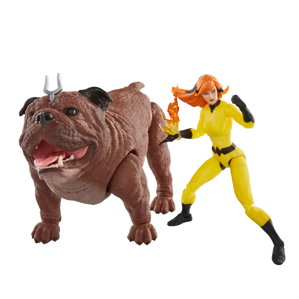 Hasbro Marvel Legends: Inhumans Crystal & Lockjaw Action Figure Pack ...
