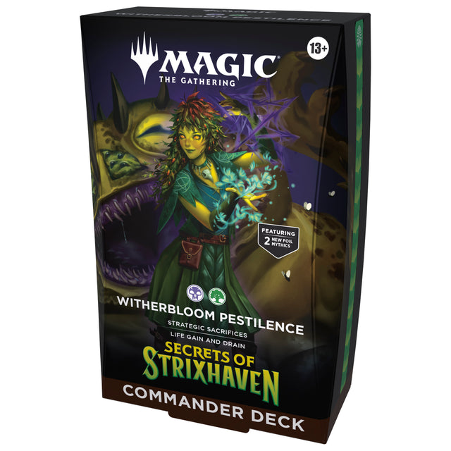 Magic: The Gathering Secrets of Strixhaven Commander Deck - Witherbloo ...