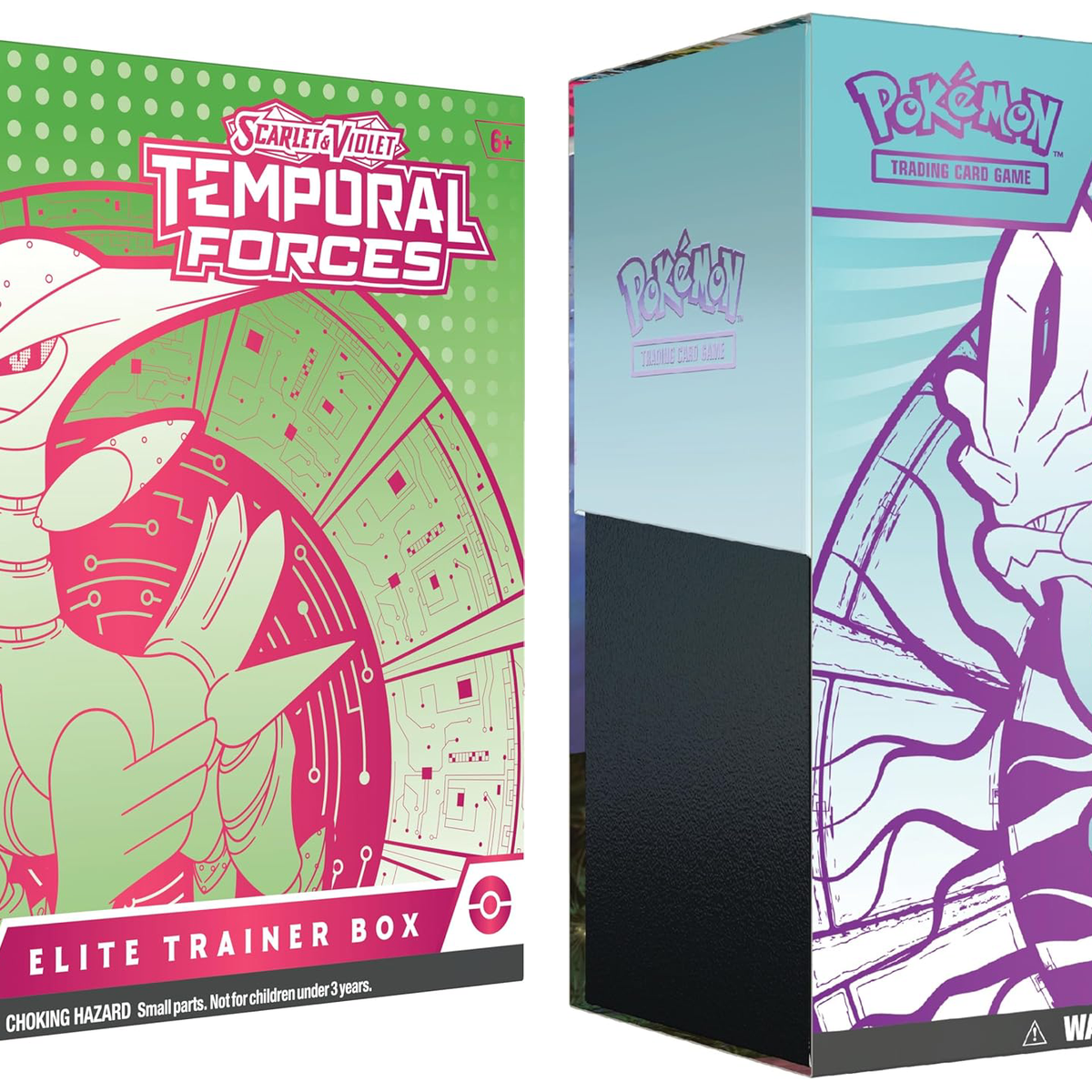 Pokemon TCG: Temporal Forces - Elite Trainer Box - Iron Leaves / Walki ...